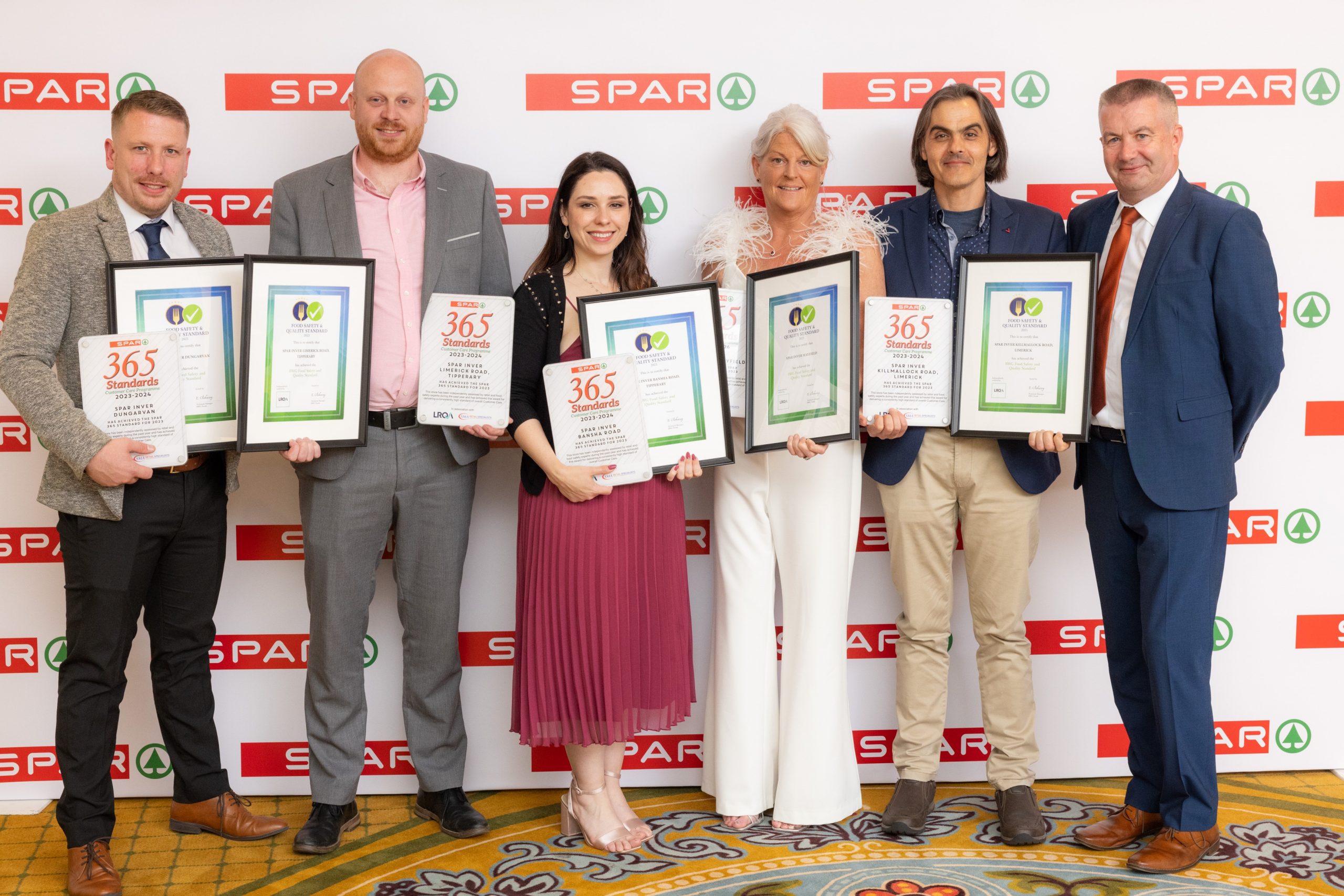 Inver owned and operated stores recognised at the SPAR 365 Awards - Inver